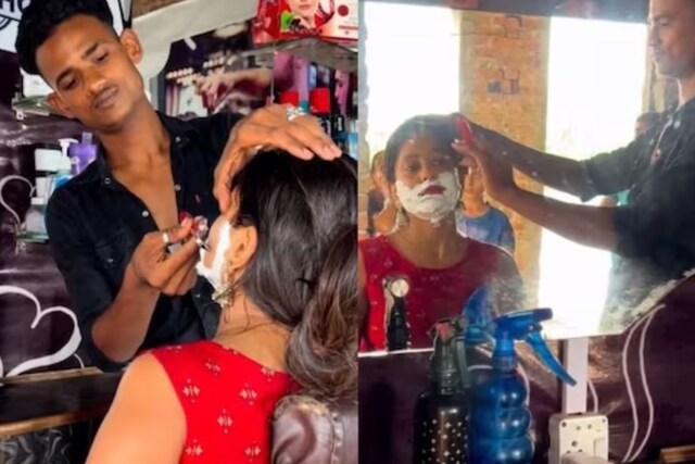 Watch Video Of A Woman Getting Her Face Shaved In A Salon Goes Viral