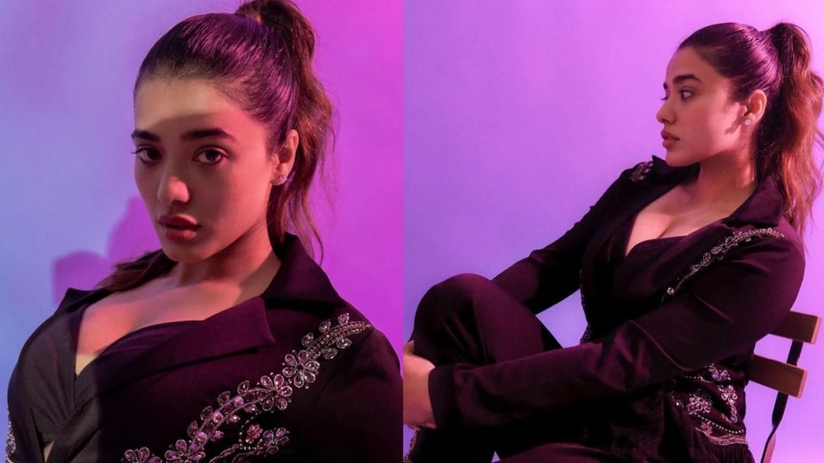 Actress Ketika Sharma Looks Red Carpet-ready In Her All-Black Ensemble ...