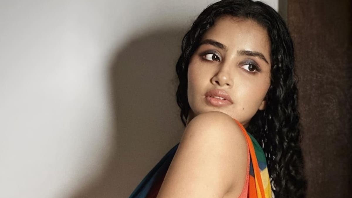 Anupama Parameswaran Is A Sight To Behold In An Abstract Print Saree ...