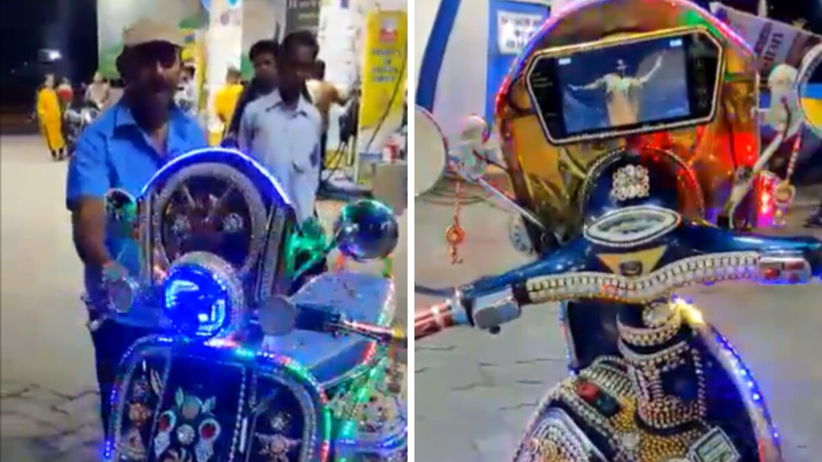 This Extravagantly Decorated Scooter Is Unlike Anything You Have Seen ...