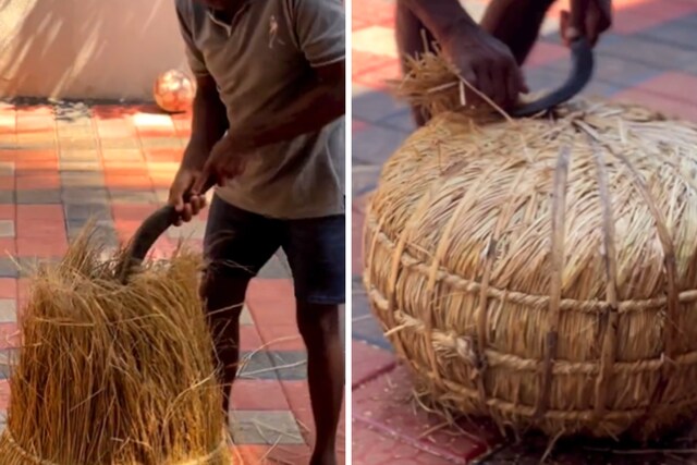 Watch: Traditional Method Of Storing Paddy In Udupi - News18