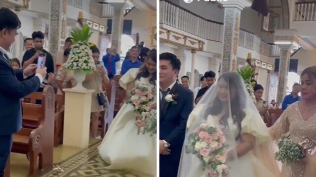 Watch: Bride Walks Down Flooded Aisle After Typhoon Doksuri Hits Philippines - News18