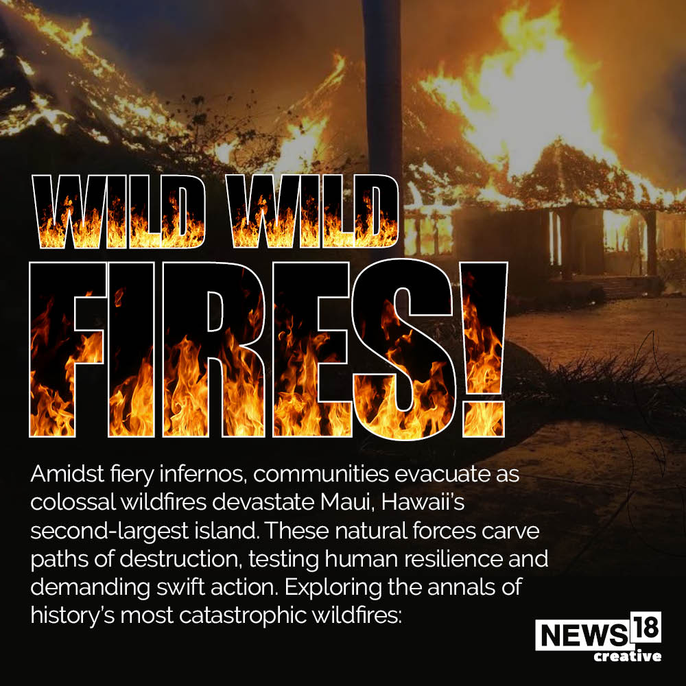 As Wildfires Devastate Hawaiian Island, A Look at History's Most ...