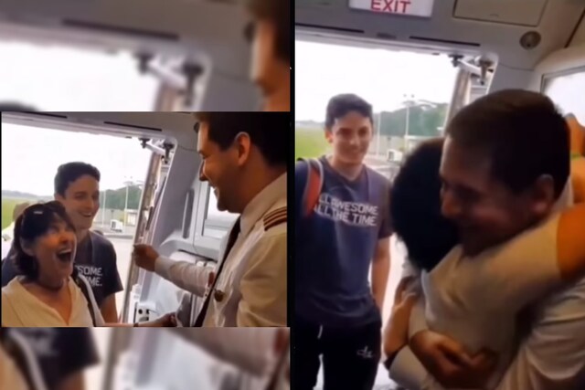 Woman’s Reaction After Learning That Her Son Is Flying The Plane Is ...