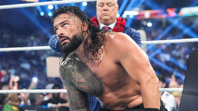 WATCH: Jey Uso Seemingly Warns Roman Reigns Before Tribal Chief Injures Arm During SummerSlam ...