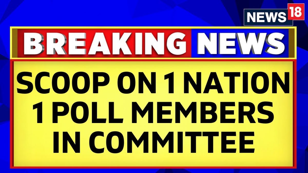 One Nation One Election | One Nation One Poll Panel Formed, Here's A ...