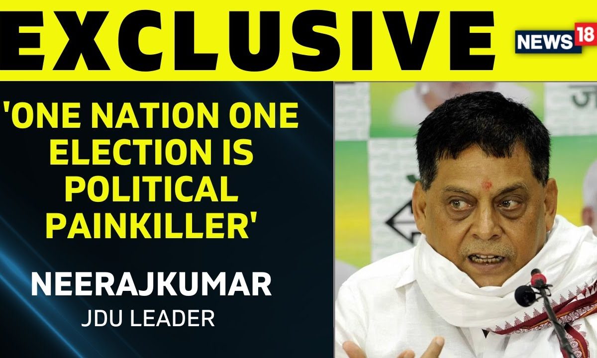 One Nation One Election | JDU Leader Neeraj Kumar's Exclusive Take On ...
