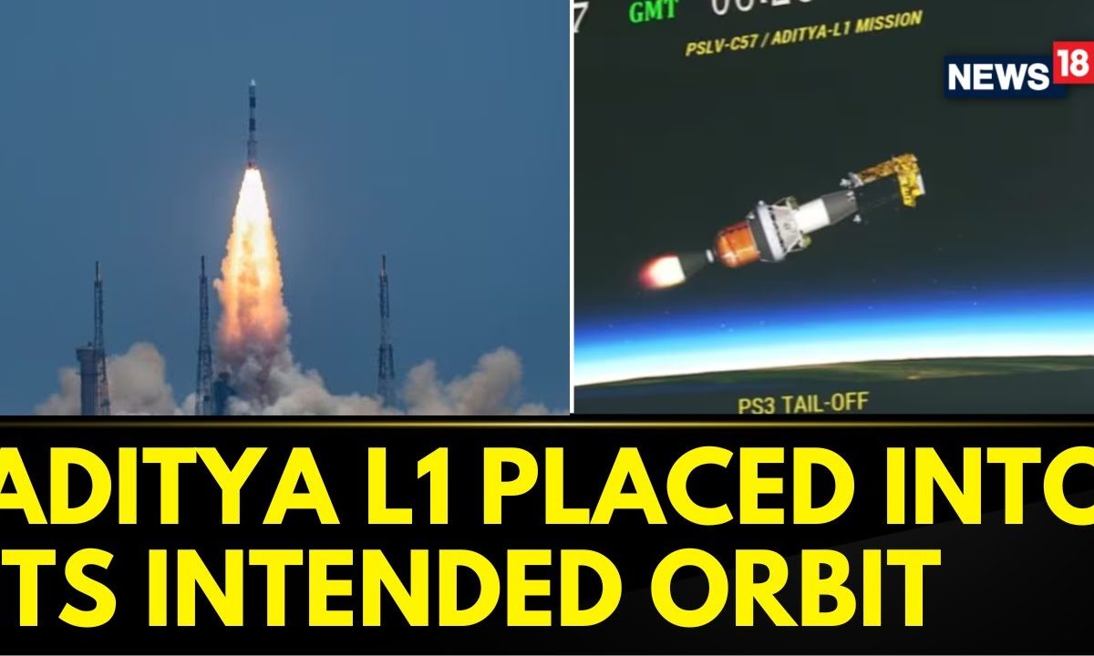 Aditya L1 Mission | Launch Vehicle Successfully Places Aditya L1 Into ...