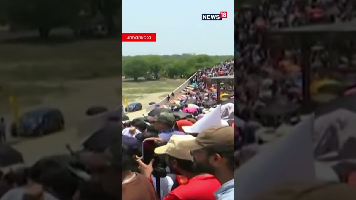 Crowd Chants 'Bharat Mata Ki Jai' As ISRO's PSLV Rocket Carrying Aditya ...