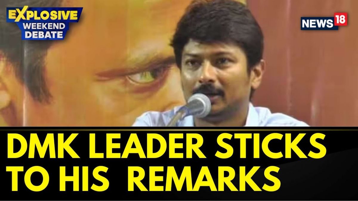 DMK's Udhayanidhi Stalin Sticks To His Eradication Remarks On Sanatana ...