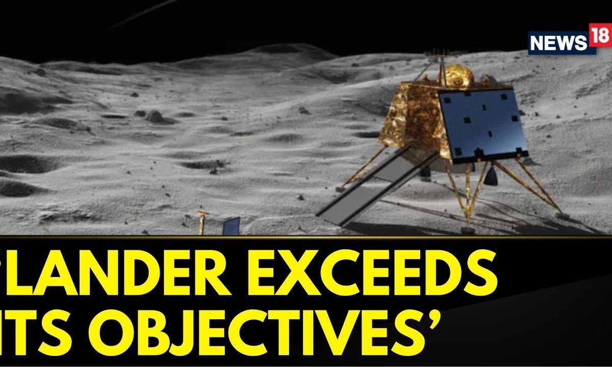 Chandrayaan 3 | Vikram Lander Exceeds Chandrayaan-3 Mission Goals, With A Hop | English News ...