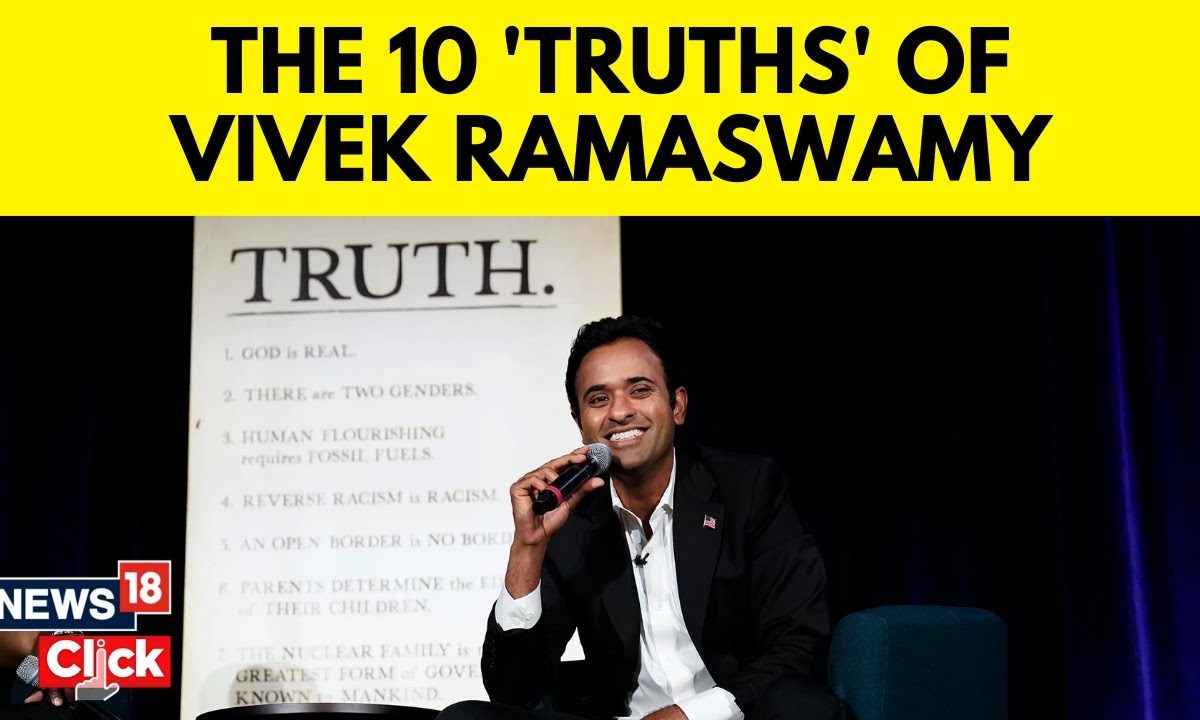 GOP Leader Vivek Ramaswamy Unveils 10 Central Campaign 'Truths' For US ...