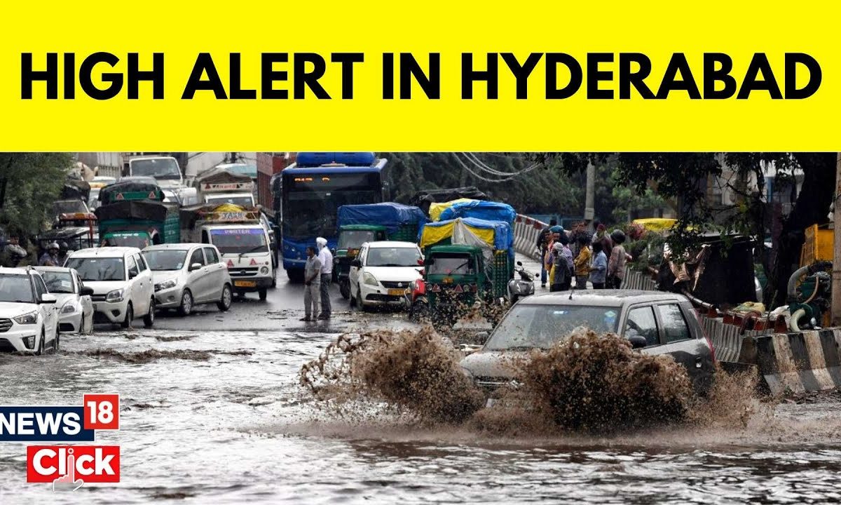 Hyderabad Rain News Update | Heavy Waterlogging In Parts Of Hyderabad ...