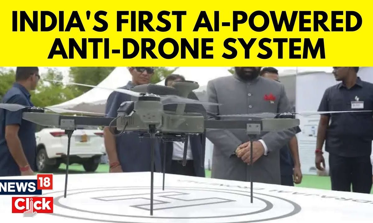 India's First AI - Powered Anti Drone System Unveiled In Hyderabad | Hyderabad News | News18 ...