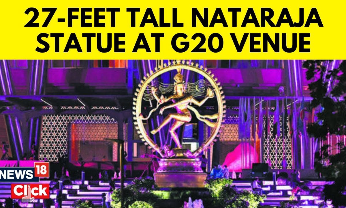 G20 Preparation In Delhi | Nataraja Statue Graces Bharat Mandapam For ...