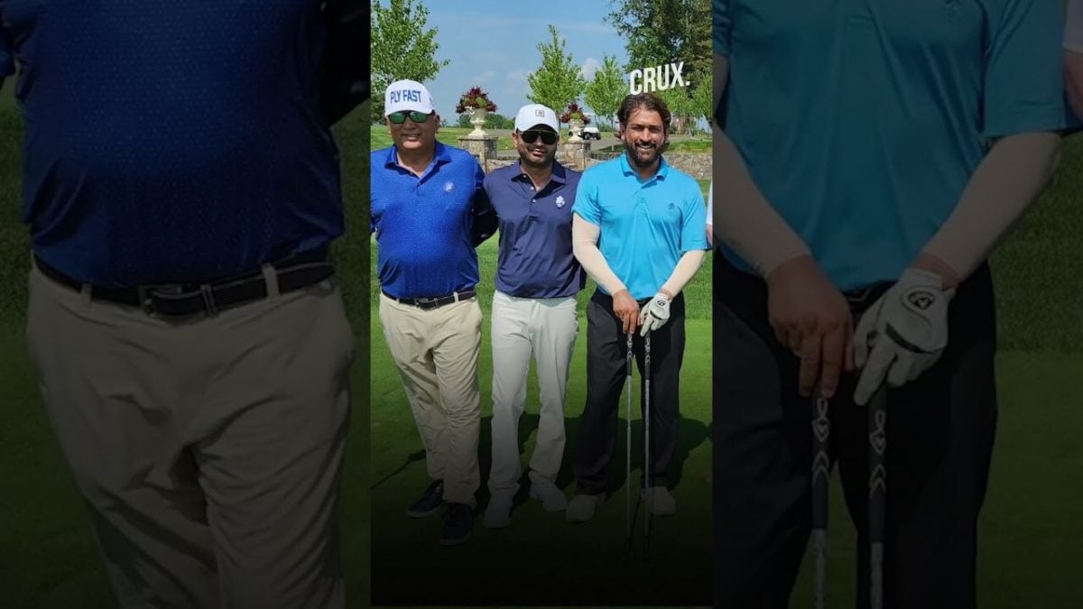 Watch | Trump & Cricket Legend Dhoni Play A Game Of Golf - News18