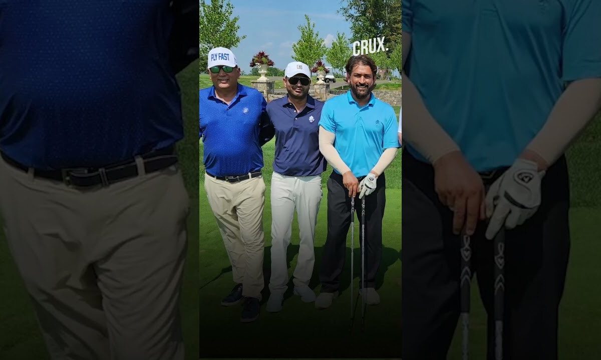 Watch | Trump & Cricket Legend Dhoni Play A Game Of Golf - News18