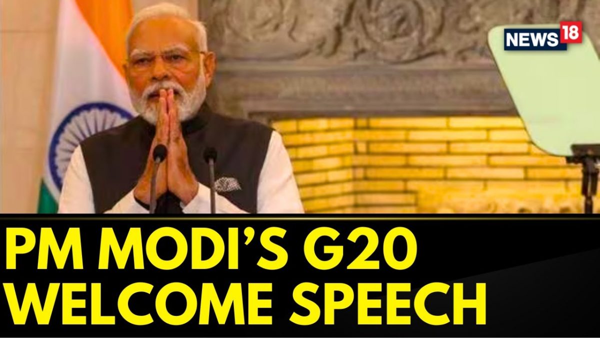 PM Modi G20 Meeting Delhi | Narendra Modi G20 Summit Speech | PM Modi ...