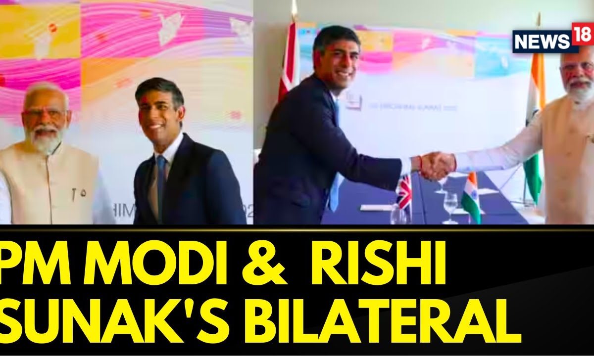 PM Modi G20 Summit | PM Modi & UK PM Rishi Sunak's Bilateral Meeting Underway | G20 Delhi ...