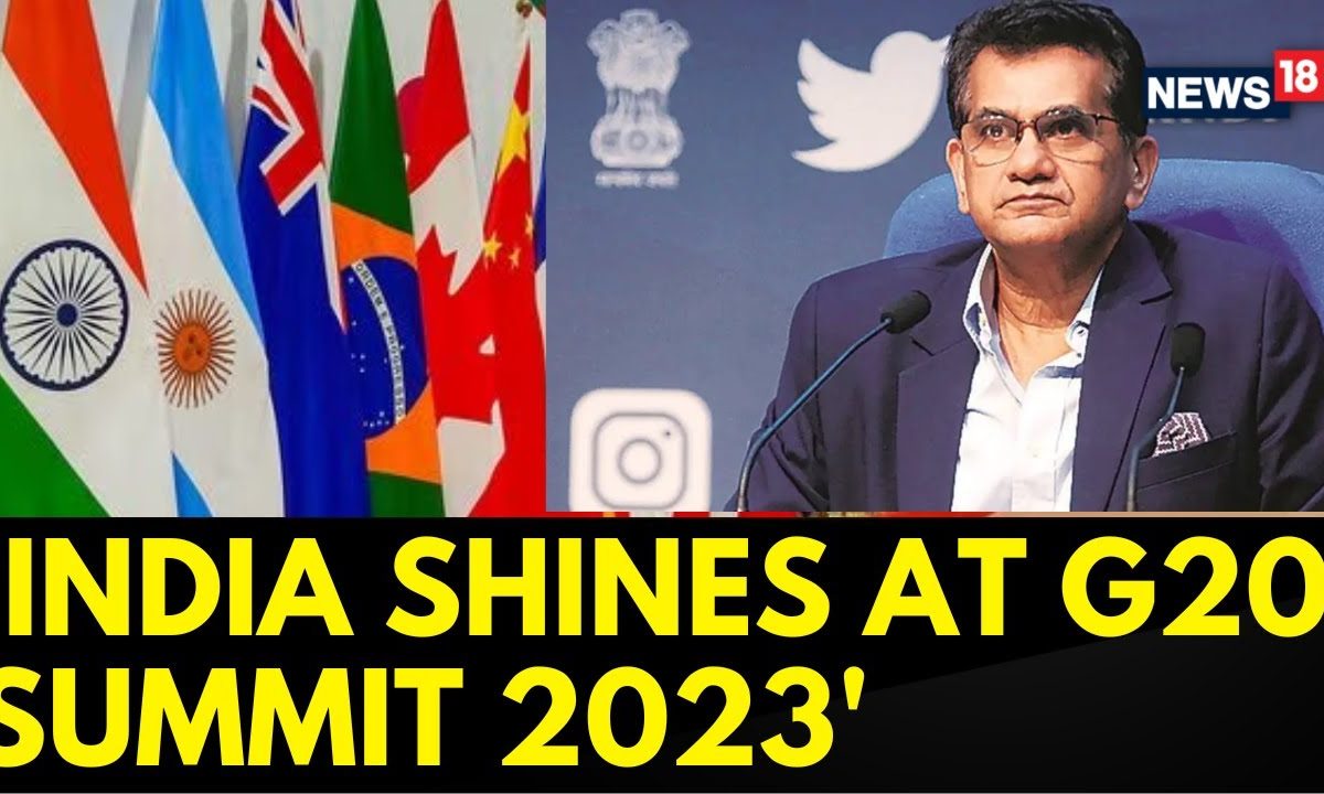 G20 Sherpa Amitabh Kant Lauds India's G20 Presidency At The Summit On Day One | G20 Delhi News18 ...