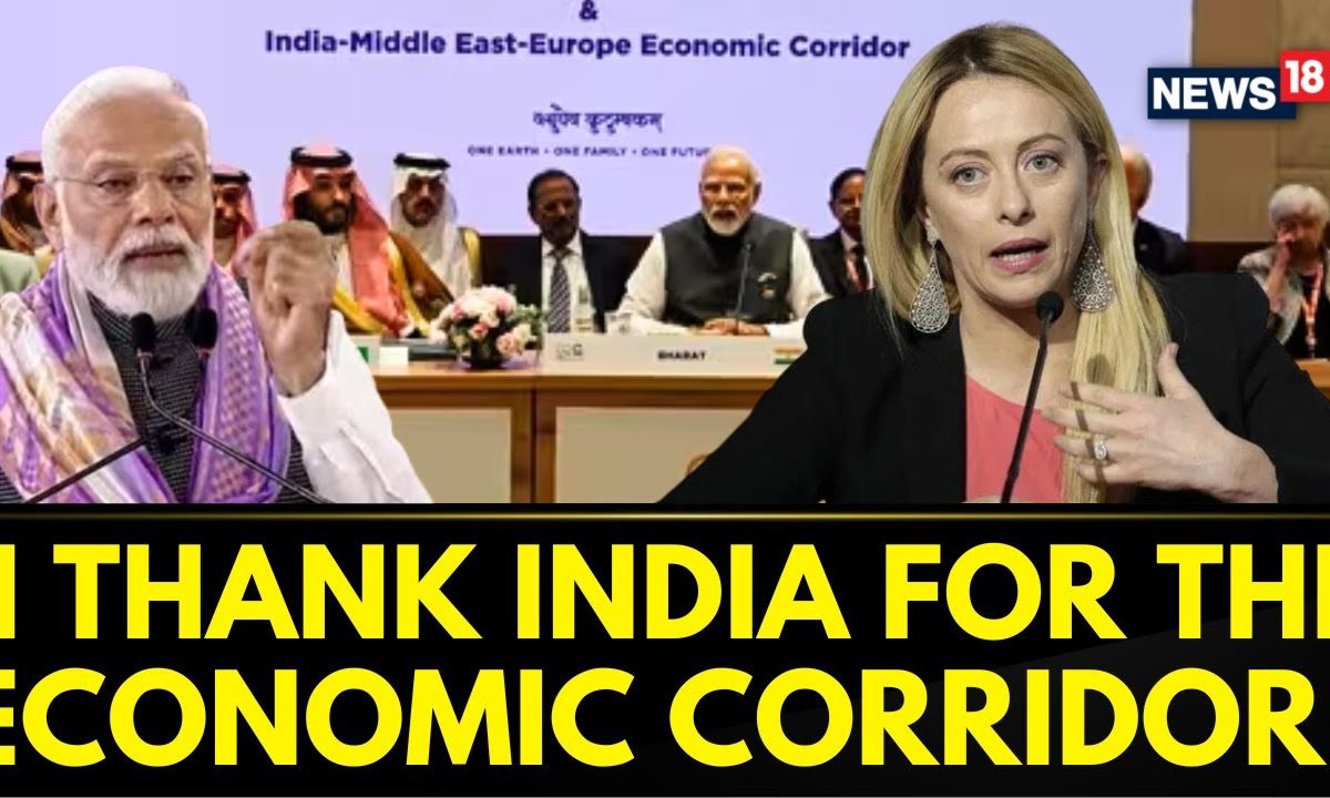 G20 Summit 2023 | India Middle East Europe Economic Corridor Is A ...
