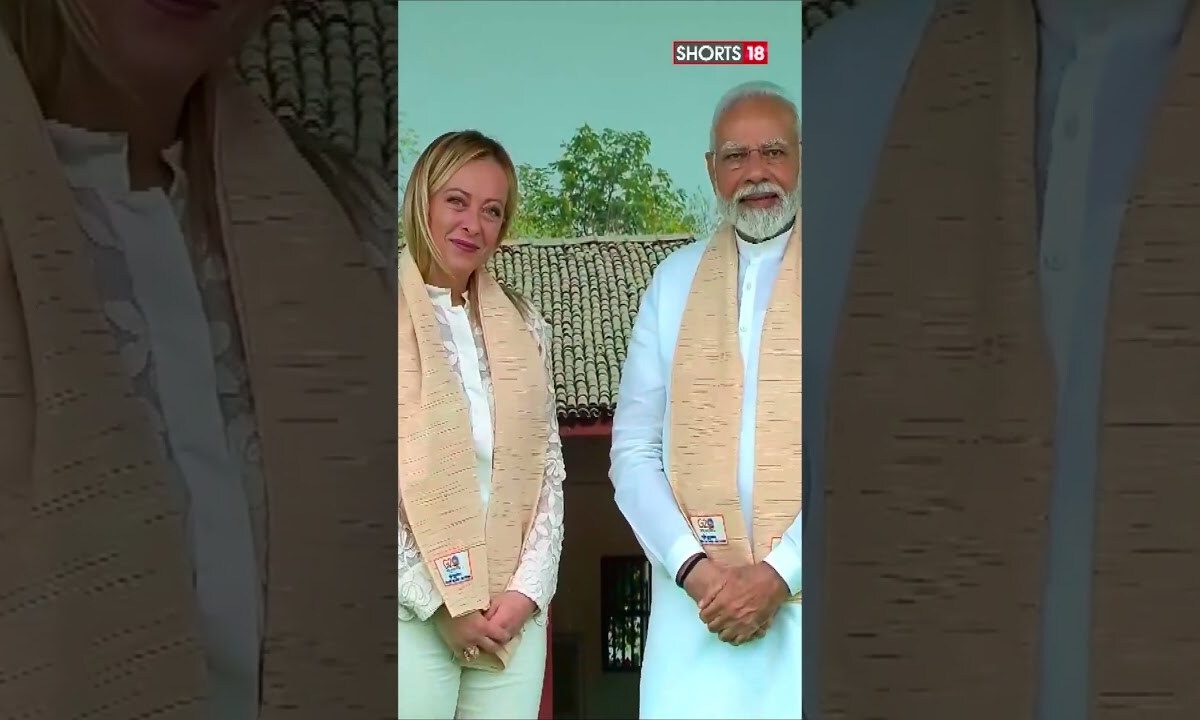 G20 Summit 2023 India | PM Modi Greets Italy PM Giorgia Meloni At Delhi ...