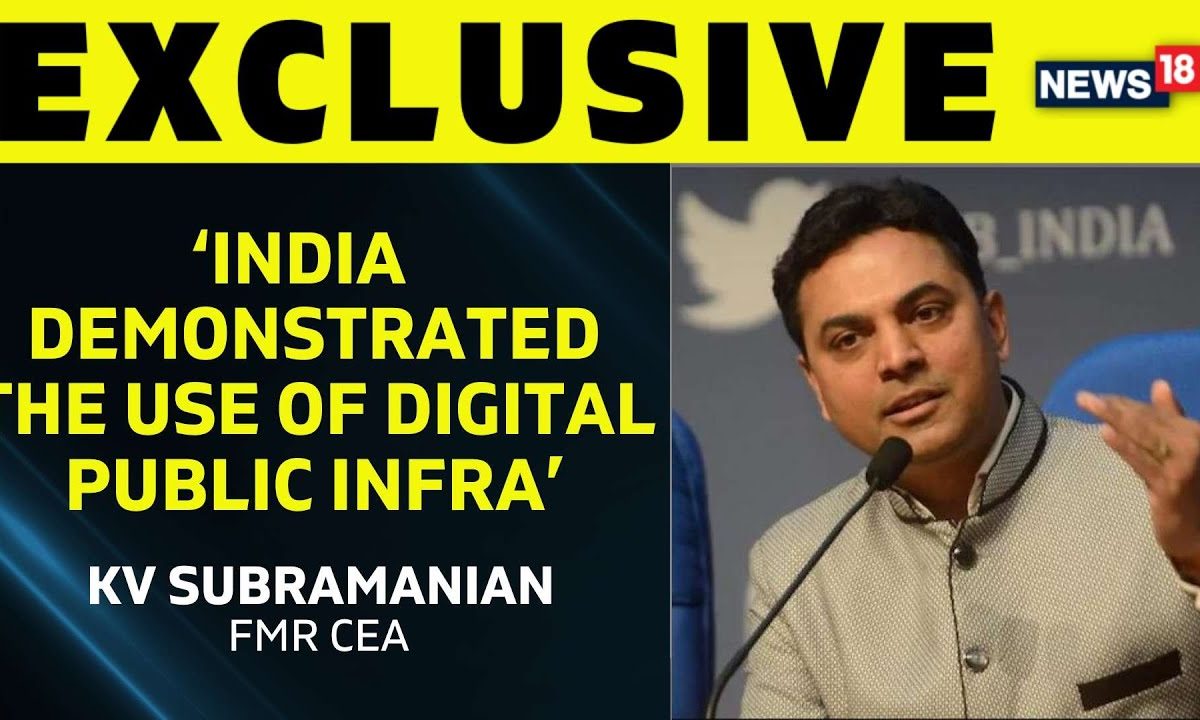 G20 Summit India | KV Subramanian On The Digital Public Infrastructure ...