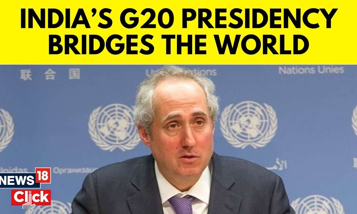 G20 India | Stephane Dujarric, Spokesperson For The United Nations ...