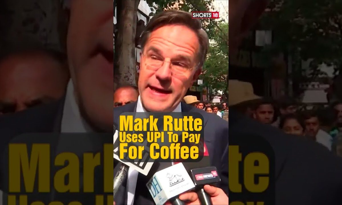 Dutch PM Mark Rutte Uses UPI To Pay For Coffee In Bengaluru, Karnataka ...