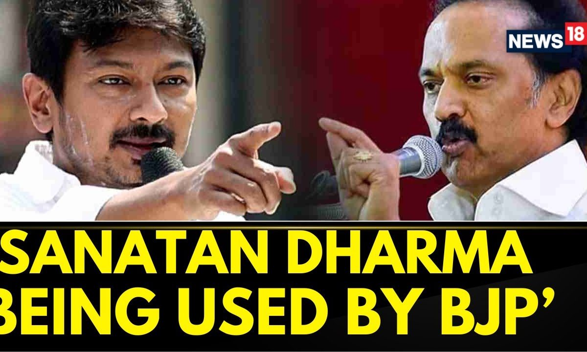 Tamil Nadu CM Stalin Defiant On Sanatan Dharma Comment Made By Udhayanidhi Stalin | DMK | News18 ...