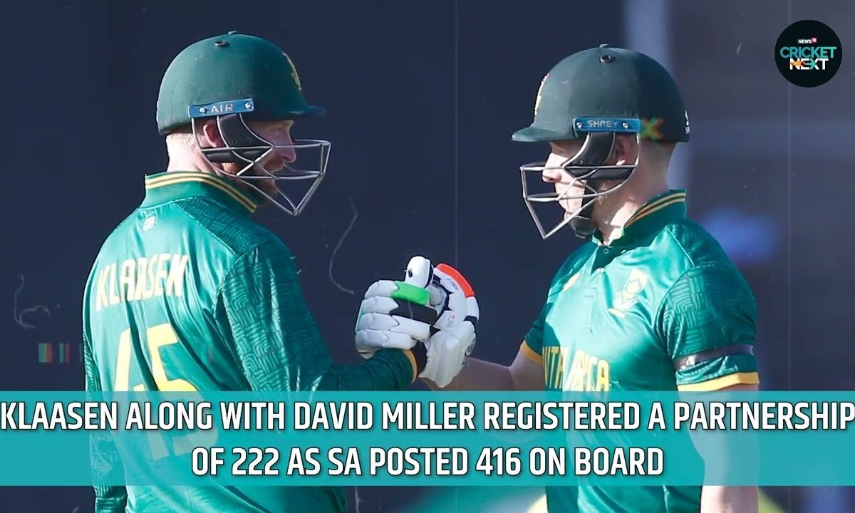 Heinrich Klassen Smashes Second Fastest Century Against Australia |SA ...