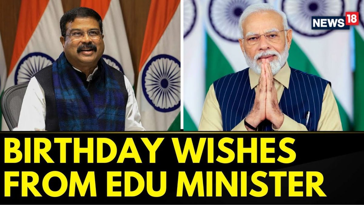 PM Modi Birthday | Union Education Minister Dharmendra Pradhan Wishes ...