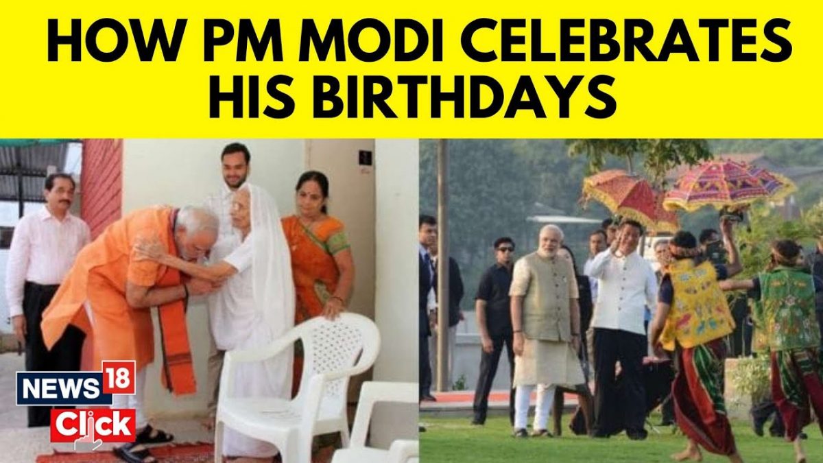 PM Modi Birthday | How PM Narendra Modi Has Celebrated His Past ...
