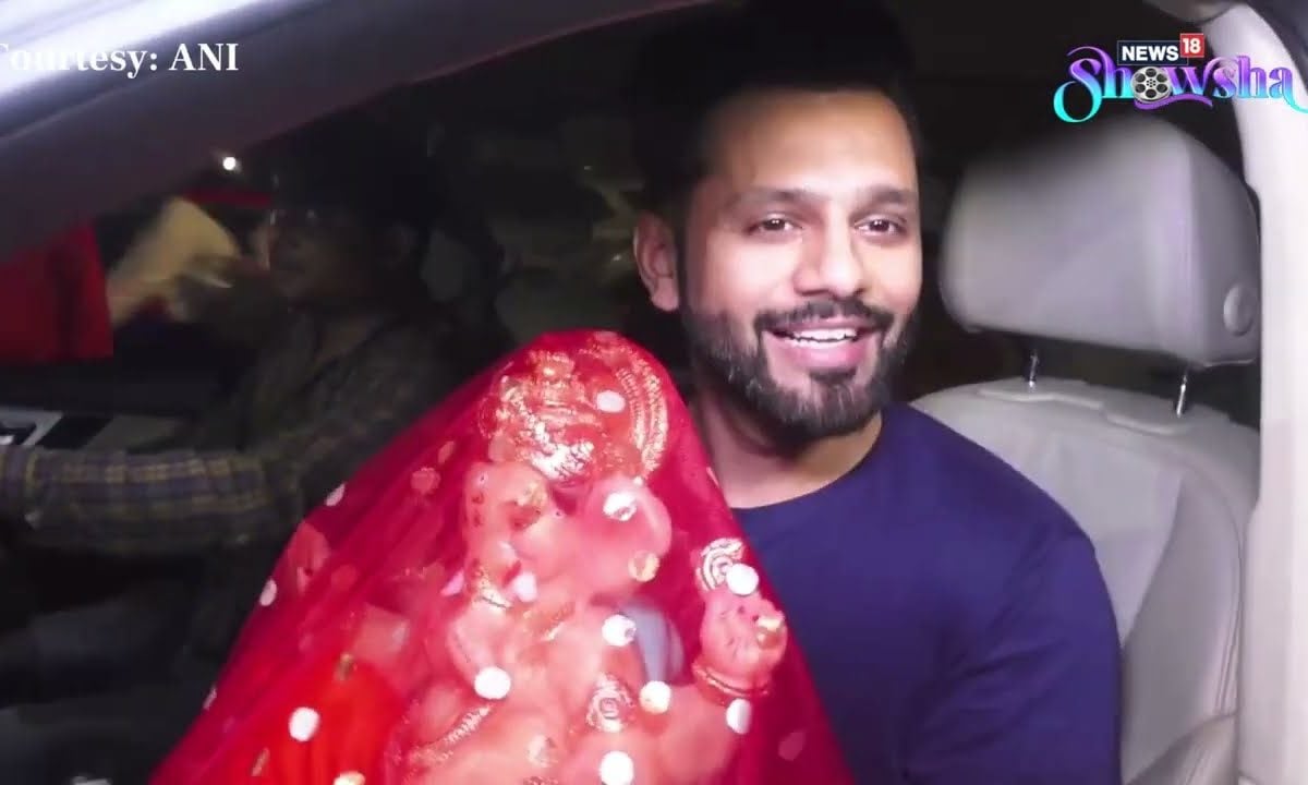 Rahul Vaidya Reveals His Wife Disha Parmar Is Due On Ganesh Chaturthi As He Brings Bappa Home ...
