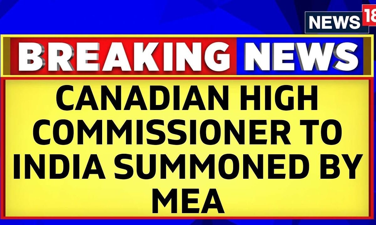 Canadian High Commissioner To India, Cameron Mackay Summoned By The MEA ...