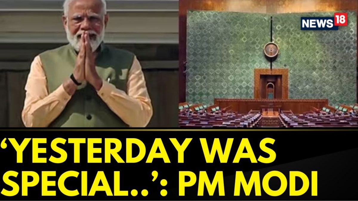 Special Parliament Session | PM Modi Shares A Special Video On New ...