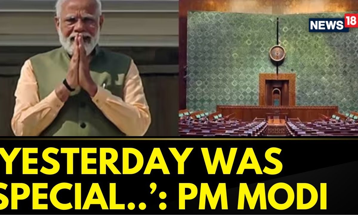 Special Parliament Session | PM Modi Shares A Special Video On New ...