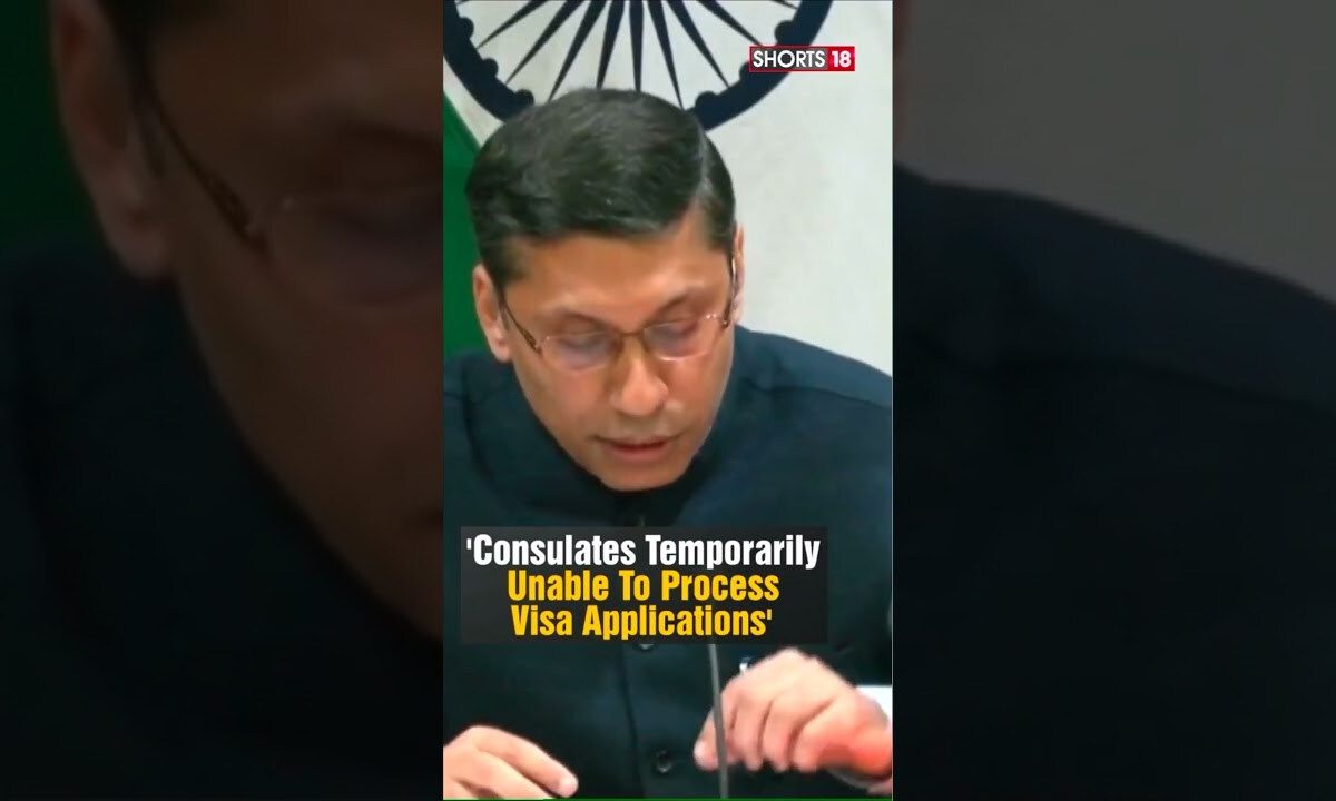 MEA Briefing On Indian Visa Services For Canadians | Ankush Bagchi ...