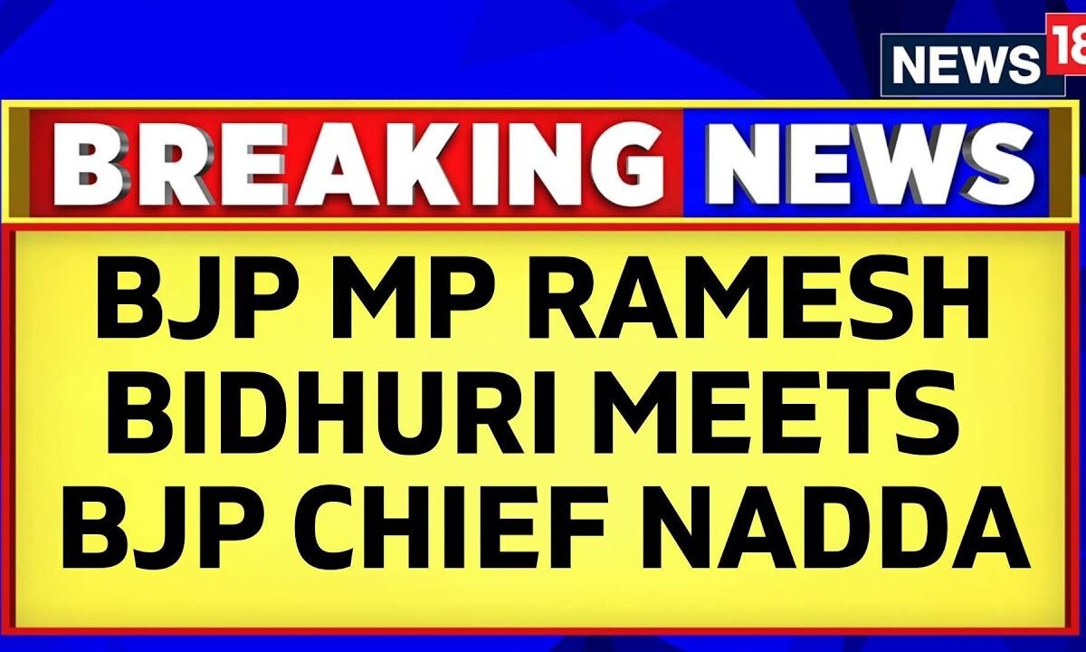 Parliament Special Session | BJP MP Ramesh Bidhuri Meets BJP Chief JP ... Parliament Special Session | BJP MP Ramesh Bidhuri Meets BJP Chief JP ...