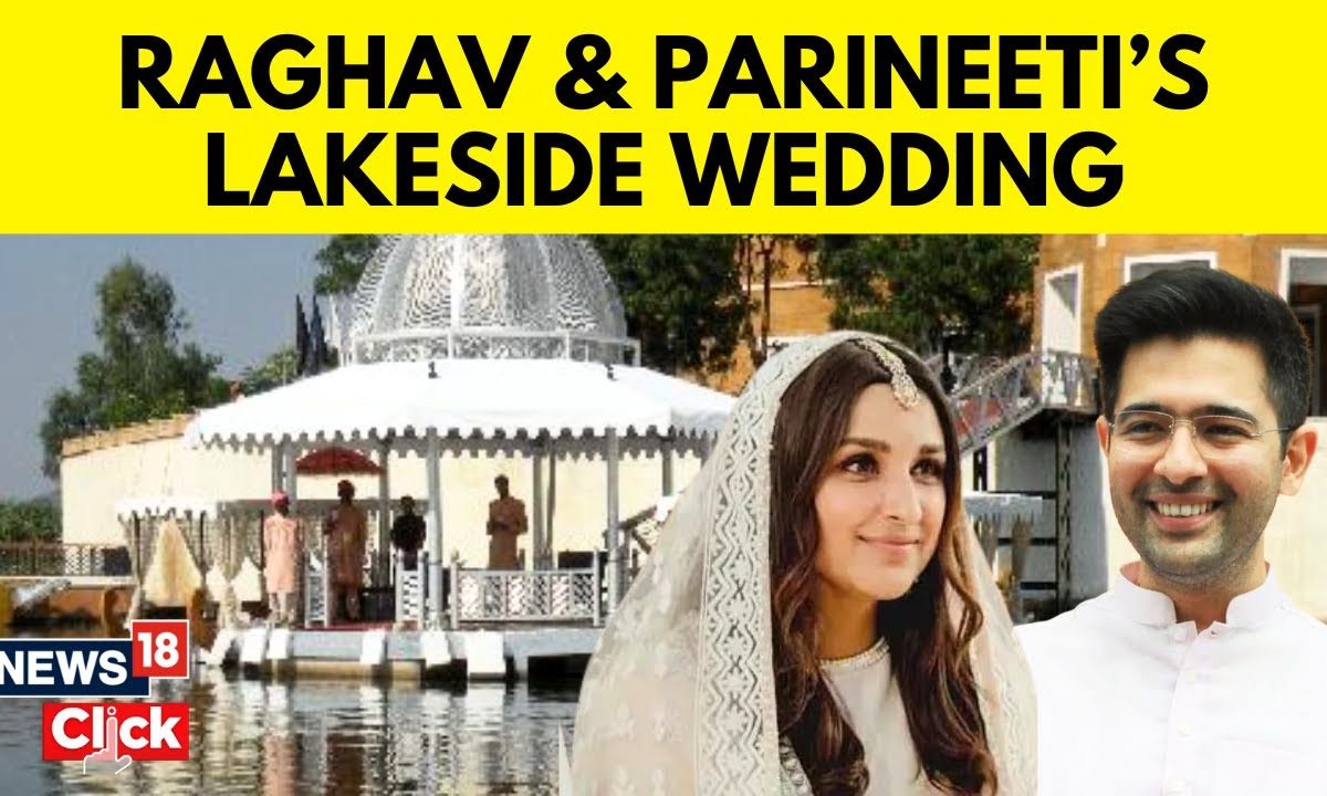 Raghav Chadha Parineeti Chopra Wedding |Baraatis Arrive From Boat At ...
