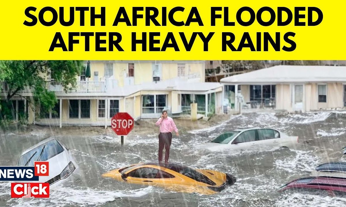 South Africa Floods | Burst River Banks And Flooded Homes After Heavy ...