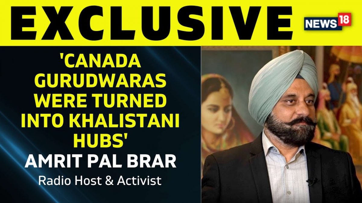 India Canada Khalistan News | Radio Host And Activist Amrit Pal Brar ...