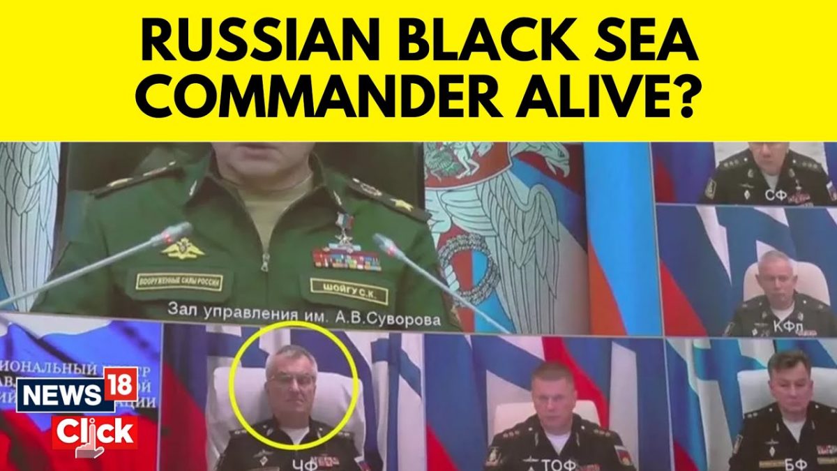 Russia's Defence Ministry Releases Video Of Black Sea Fleet's Commander ...