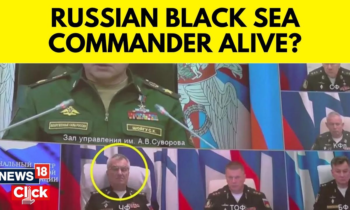 Russia's Defence Ministry Releases Video Of Black Sea Fleet's Commander ...