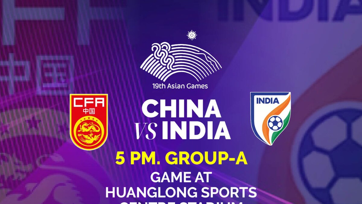 India vs China Live Football Streaming For Asian Games 2023 Match: How ...