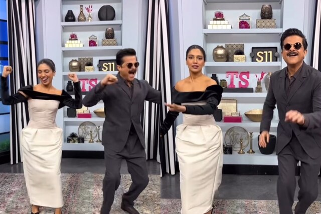 Anil Kapoor Recreates 'One Two Ka Four' Iconic Step With Bhumi Pednekar ...