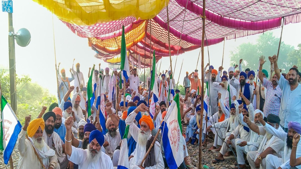 Punjab Farmers' 'Rail Roko' Stir Enters Third Day, Train Movement ...