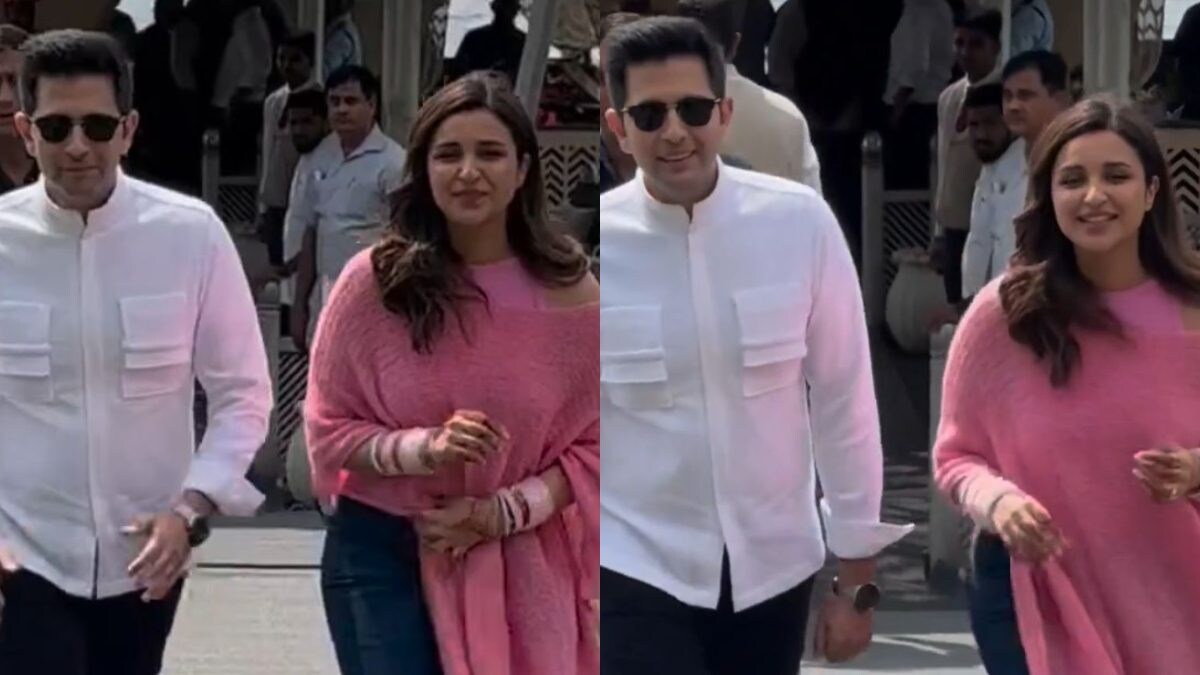 Newlyweds Parineeti Chopra, Raghav Chadha Make FIRST Public Appearance, See Pics, Videos - News18