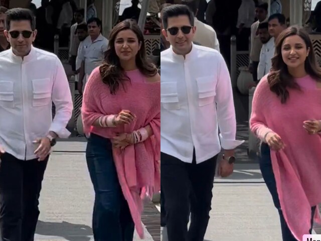 Newlyweds Parineeti Chopra, Raghav Chadha Make FIRST Public Appearance, See Pics, Videos - News18