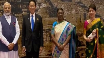 G20 Gala Dinner: Japan's First Lady Wears Silk Saree, IMF Chief Arrives ...